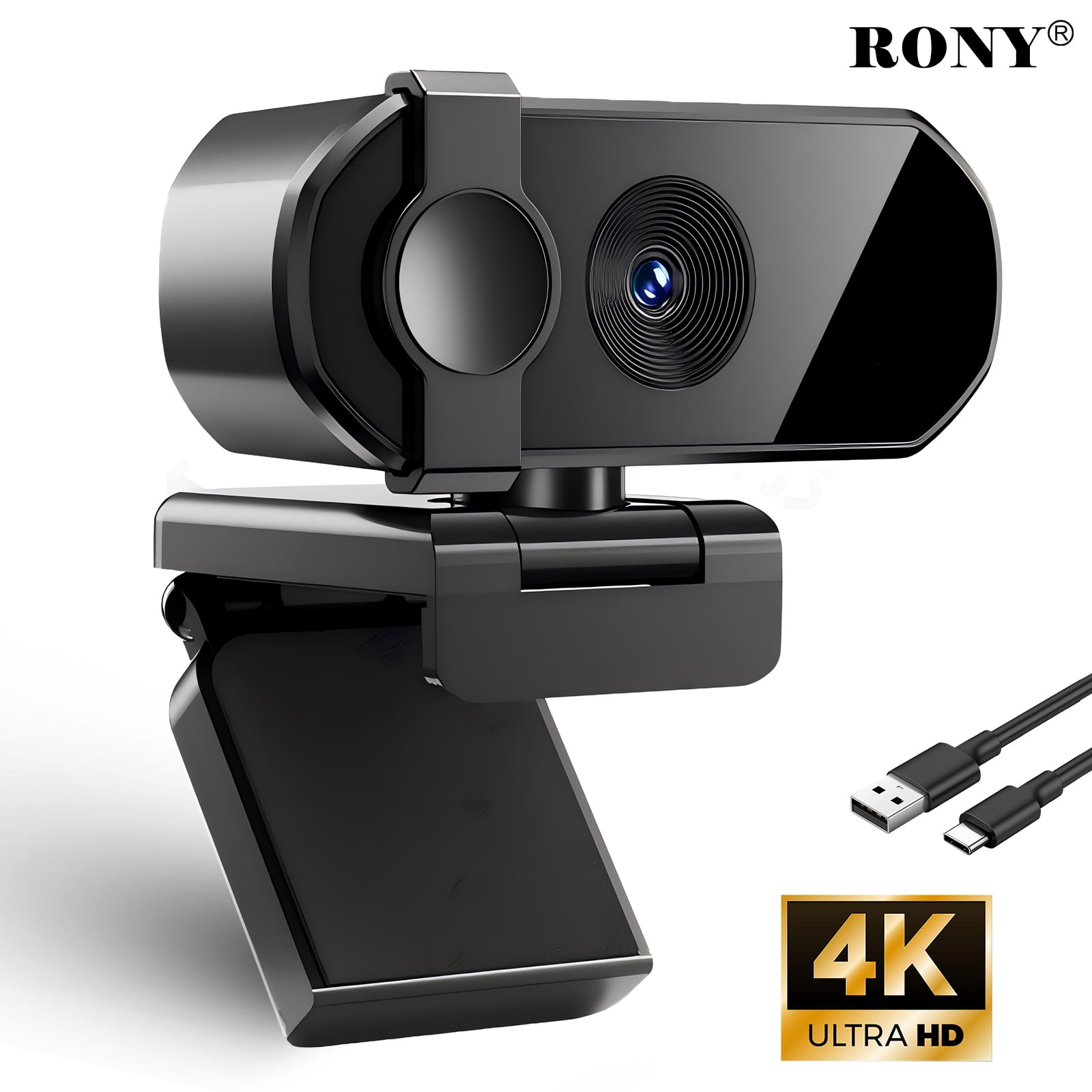 Click here for Rony 4k Webcam With Microphone  Plug & Play Usb Ca... prices
