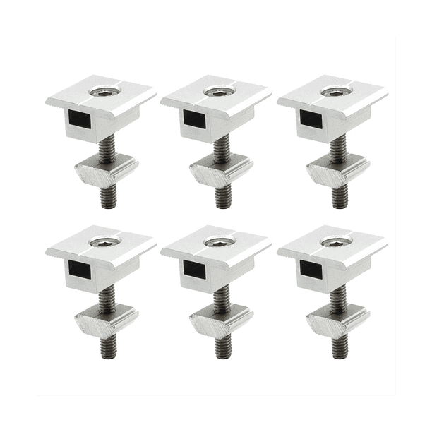 Pack Of 10 Solar Panel Brackets Centre Clip 30 Mm T Shaped PV Module ...
