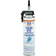 Permatex 80855 Clear RTV Silicone Adhesive Sealant, 11 oz. - Walmart.com