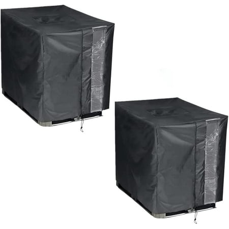 2 Pack IBC Tote Cover, 600D Heavy Duty Waterproof Cover for 1000L IBC ...
