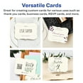 Avery Printable Flourished Edge Postcards, 4.25" x 5.5", Ivory, 100ct ...