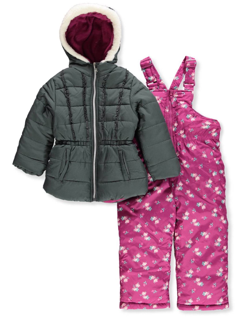 Pink Platinum Girls' 2-Piece Snowsuit (Little Girls) - Walmart.com