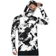 Big and Tall Men's Sun Hoodied Shirts UPF 50+ Quick Dry Long Sleeve ...