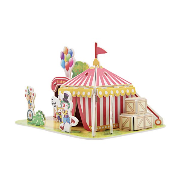 Shapeiony 3D Paper Assembly Toy Children Architecture Building Paper ...