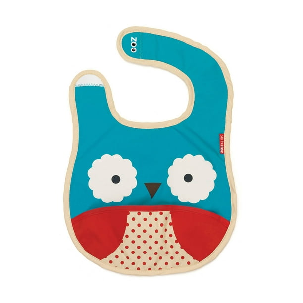 Skip Hop Zoo Tuck-Away Bib, Owl - Walmart.com