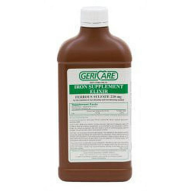 Geri-Care Mineral Supplement Iron 220 mg Strength Liquid 16 oz., Q701 ...
