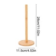 Bamboo Paper Towel Holder Stand, Countertop Kitchen Roll Storage Rack ...