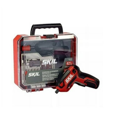 SKIL 4V Rechargeable Screwdriver with Pivot Grip with Magnetic Bit ...