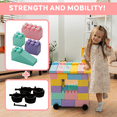 Platports Jumbo Plastic Building Blocks, 48 pcs with Wheels - Walmart.com