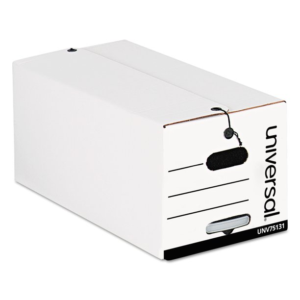 Universal String/Button Storage Box, Legal, Fiberboard, White, 12 ...