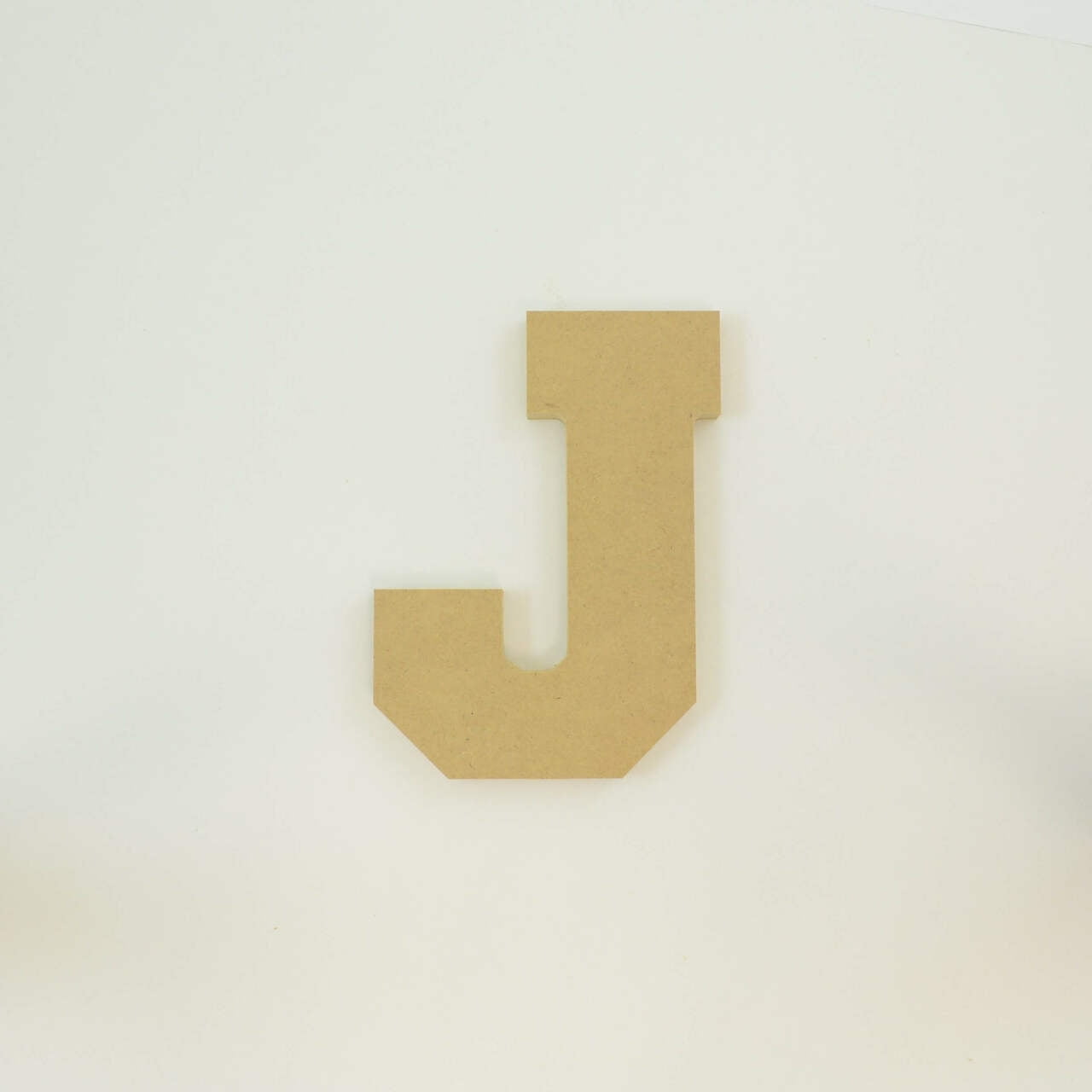Package of 1, 12 Inch X 3/4" Thickness MDF Letter J in The Collegiate ...