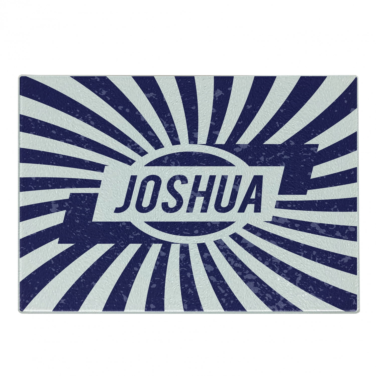 Joshua Cutting Board, Popular Name for Men in Dark Blue Color on Radial ...