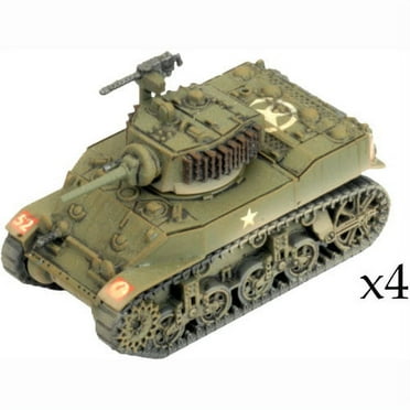Flames of War: WW2 - M5 Stuart Light Tank Platoon - Walmart.com
