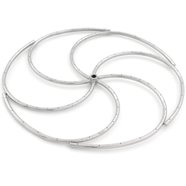 30in. Galvanized Round Fire Ring - Walmart.com