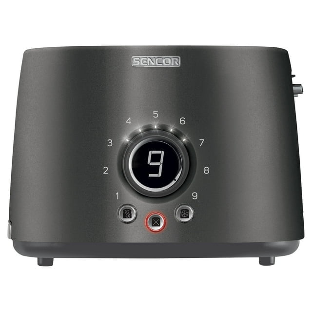 Sencor STS-6058BK Grille-pain Métallique Premium 2 Tranches avec Bouton ...