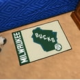 NBA - Milwaukee Bucks Uniform Starter Rug 19"x30" - Walmart.com