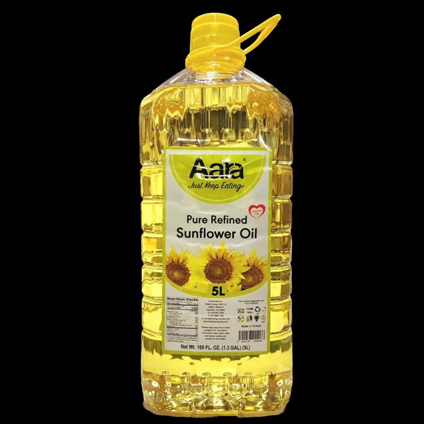 Aara Pure Sunflower Oil - 5L - Walmart.com