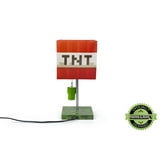 Minecraft TNT Block 14-Inch LED Desk Lamp with 3D Creeper Puller ...