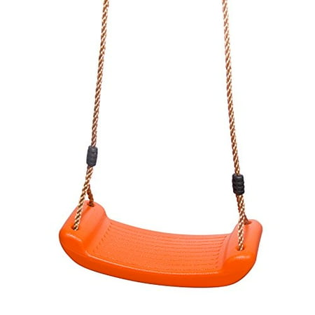 SUMMERSDREAM Rigid Orange Child Swing Set Heavy Duty Swing Seat for ...