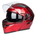 Medium Adult Shell DOT Approved Full Face Motorcycle Helmet with Dual ...