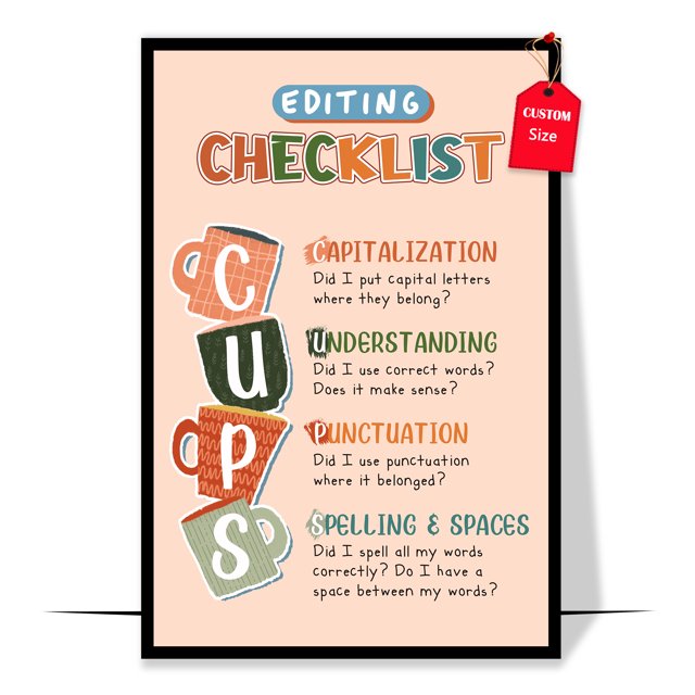 LOLUIS English Educational Poster, Writing Print Decorations for ...