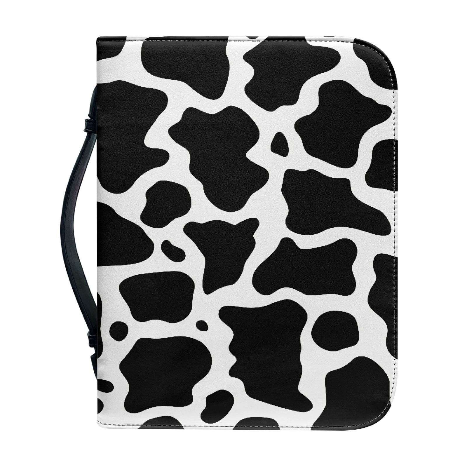 Xoenoiee Cow Pattern Bible Covers for Women Men Bible Case PU Leather ...