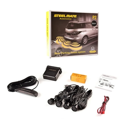 Steelmate 4 Sensors Parking Assist System Car Parking Sensor Reverse ...