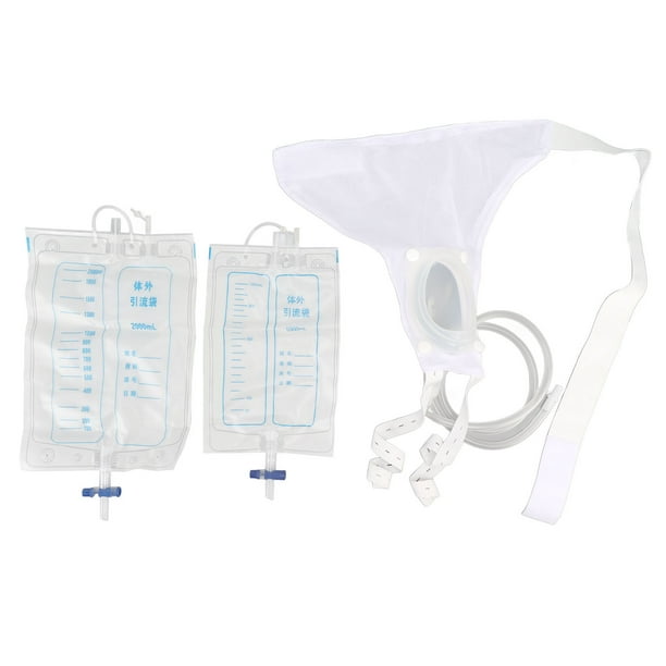 Female Urine Catheter Bags Set,Women Urine Collector Soft Silicone ...