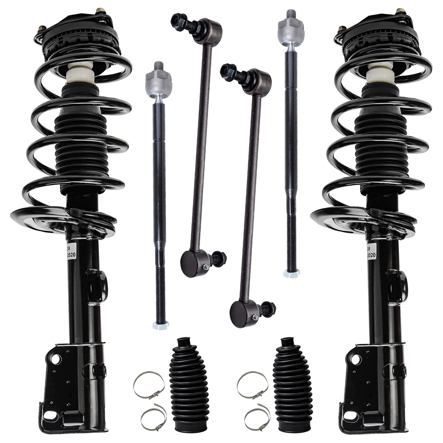 Detroit Axle Front Strut And Coil Spring Assembly With Sway Bar Inner
