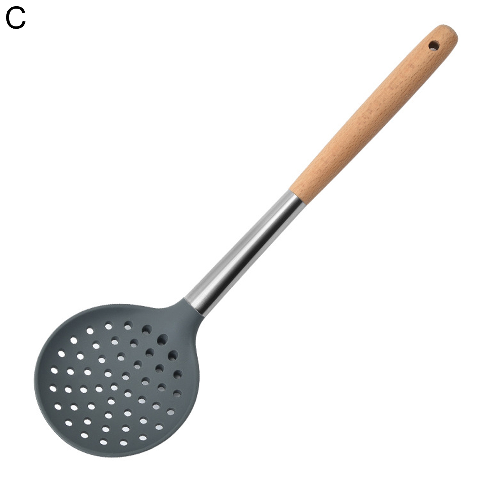 Limei Round Slotted Spatula with Hole Kitchen Utensils Heat-resistant ...
