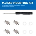 1 Set M 2 Ssd Screw Kit Stainless Steel Nvme Ssd Standoff Mounting