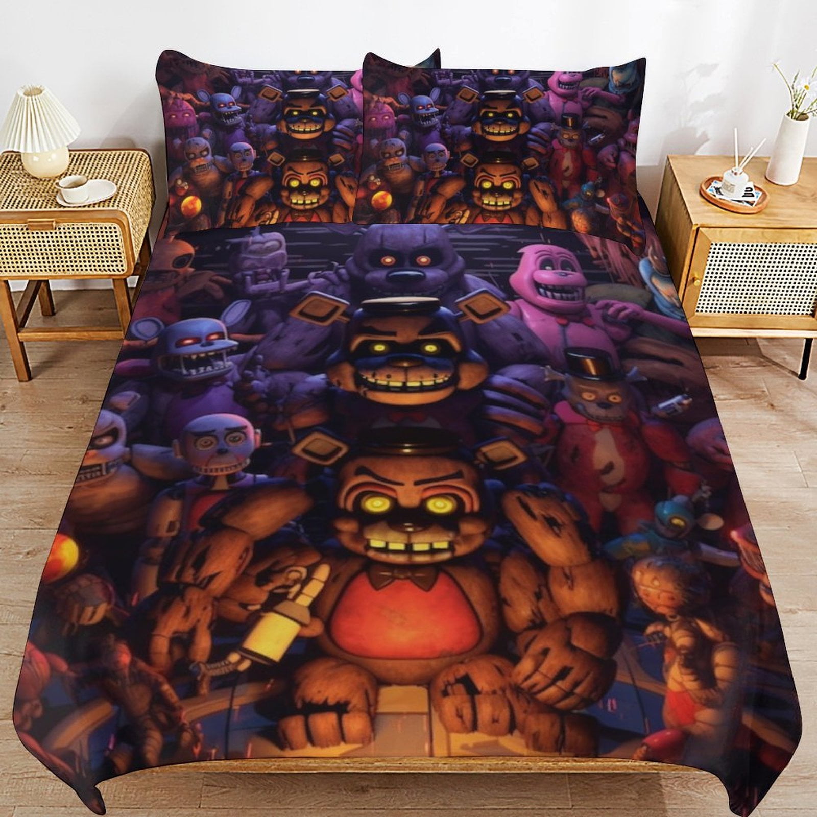 Five Nights At Freddy Light Feel Soft Touch Consistent Fabric Smooth ...