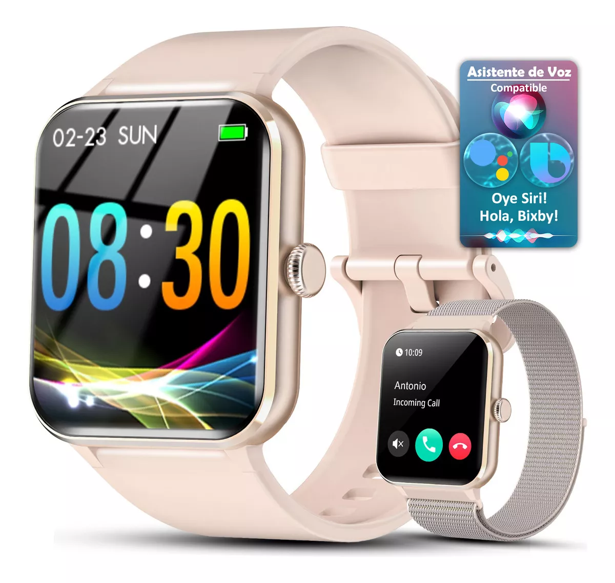 Reloj Inteligente Smartwatch Blackview W10 1,52 Lcd Ip68 Color De La ...