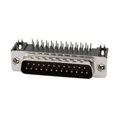 DB25 2 Rows 25pins RS232 Male Solder Type Adapter Connector Bent Weld ...