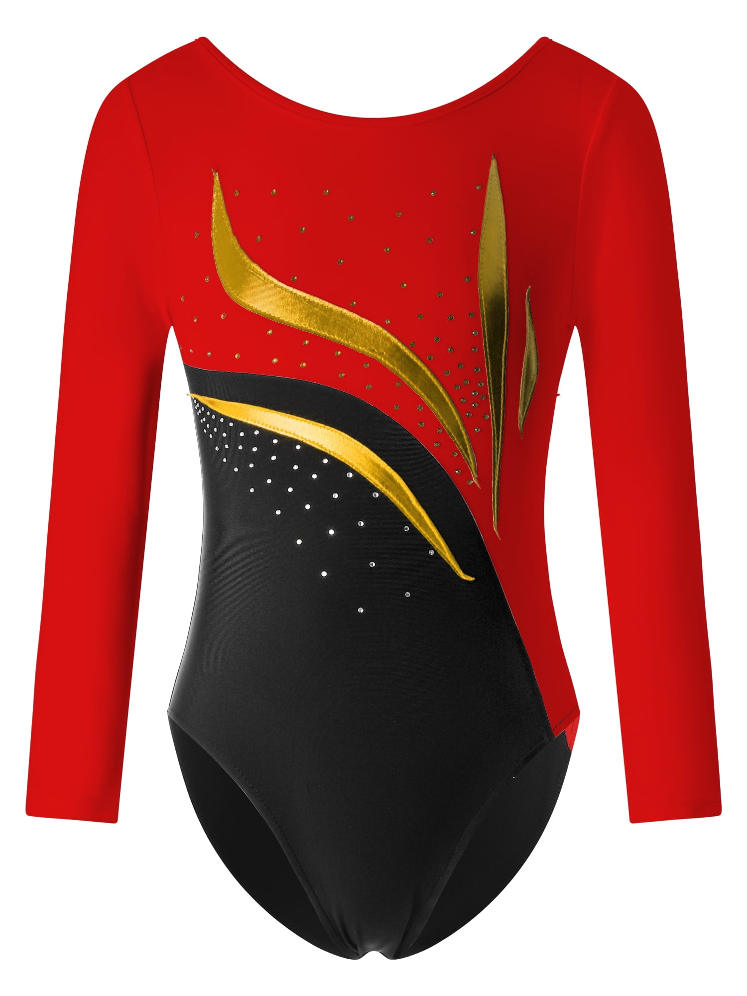 CHICTRY Girls Gymnastics Leotard Long Sleeve Exercise Training ...