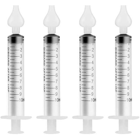4 Syringe Nasal Irrigator For Newborn Toddlers, Sinus Rinse System ...