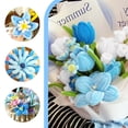 Blue 500 Count Pipe Cleaner Craft Kit with Supplies for DIY Flower and ...