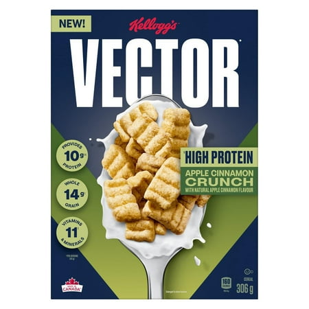 Vector* Apple Cinnamon Crunch Cereal 306 g, Apple Cinnamon - Walmart.ca