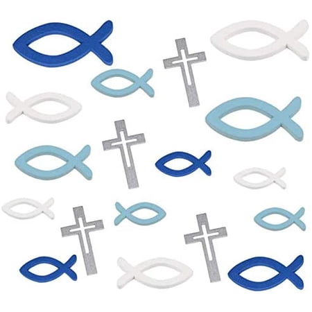 Wooden Fish Christening Decoration, Table Scatter Decoration For Boy ...