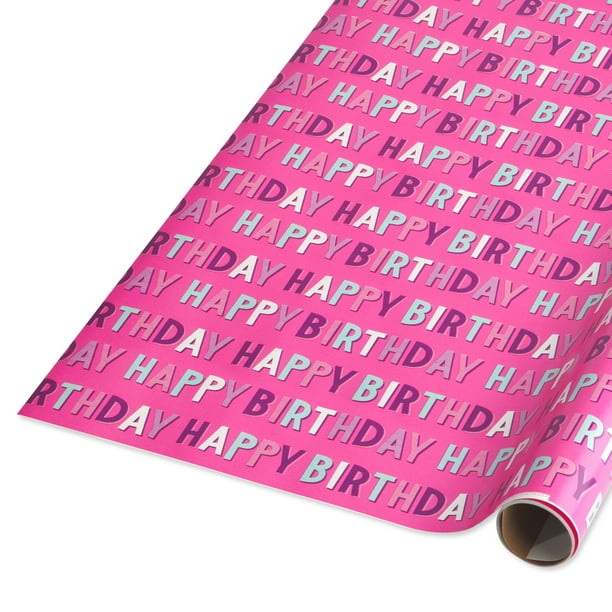 Birthday Wrapping Paper in Wrapping Paper - Walmart.com