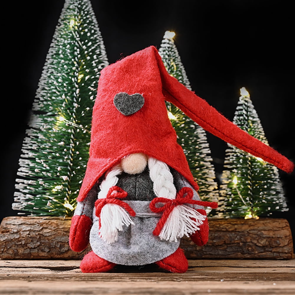 Swedish Santa Gnome Plush, Handmade Scandinavian Tomte Nordic Nisse ...
