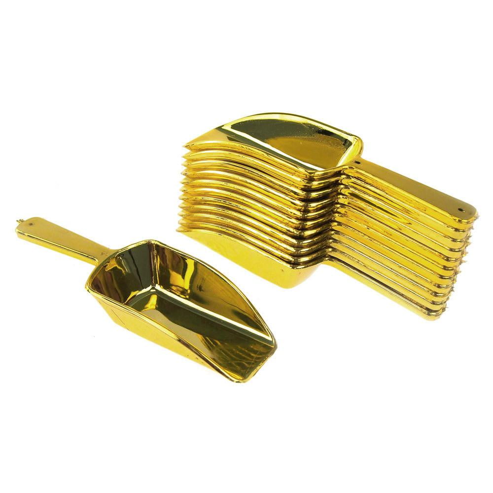 Plastic Candy Scoops Serving-ware, 3-1/4-inch, 12-Piece, Gold - Walmart.com