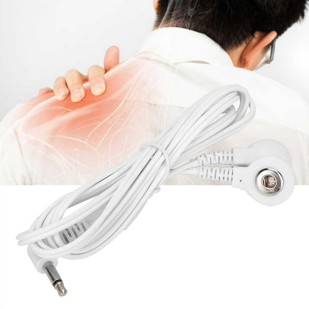 Cable TENS, 10 piezas, cable de electrodo de 3,5 mm, cable de electrodo ...