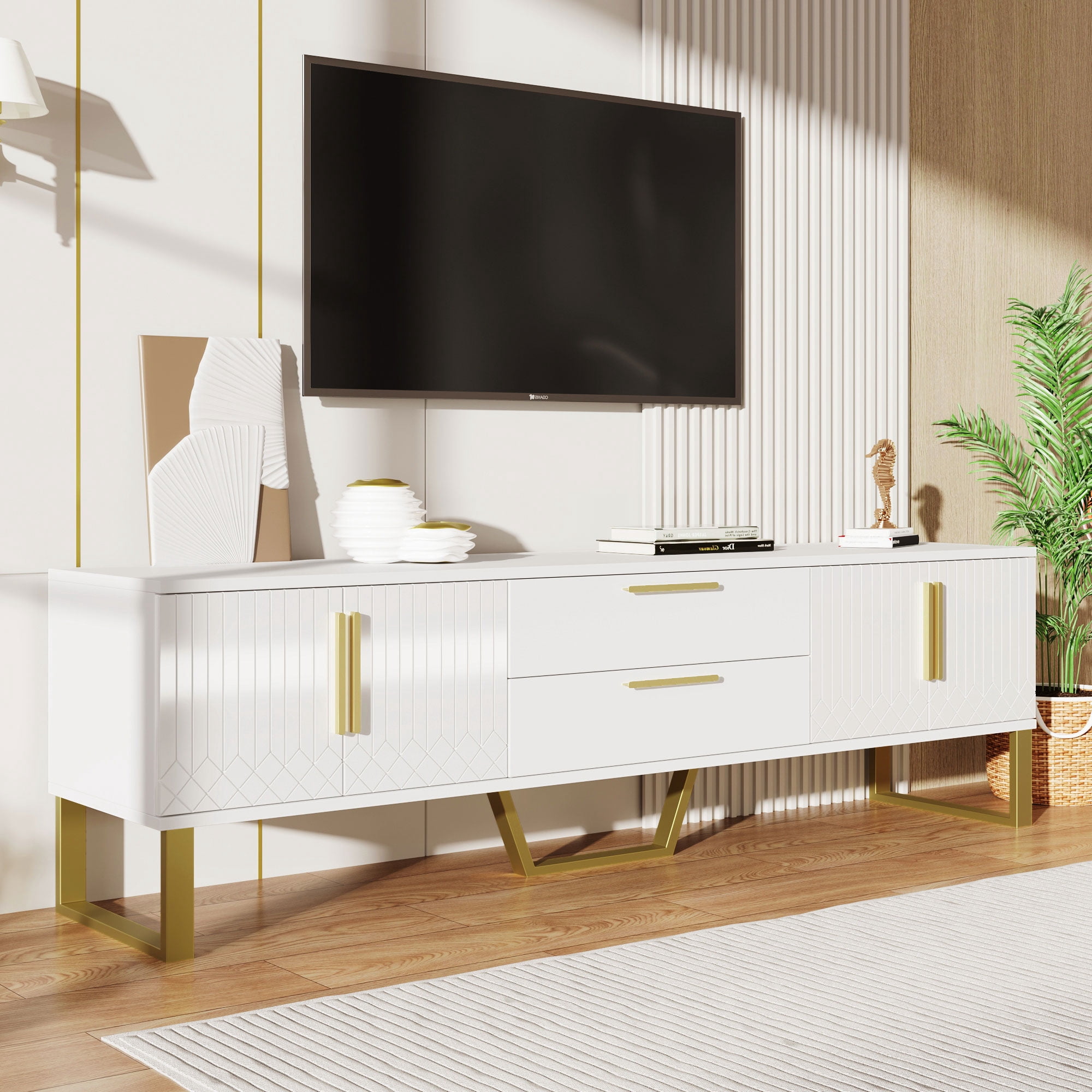 Click here for Noble House High-Gloss Floor-Standing Tv Cabinet... prices
