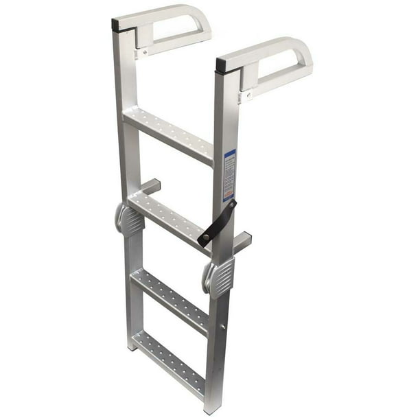 Dockmate Pontoon Boat Folding Ladder 954368 | 4 Step 41 3/4 Inch ...