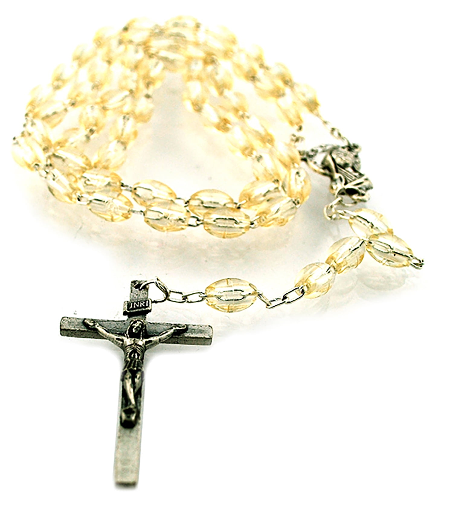 Simple Catholic Rosary with Colorful Beads (Crystal) - Walmart.com