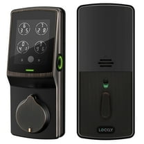 Kwikset Halo Contemporary Smart Lock with Touch Keypad, Fingerprint ...