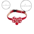 Breakaway Cat Collar, Cat CollarwithBow, BellforCat Collar, Checkered ...