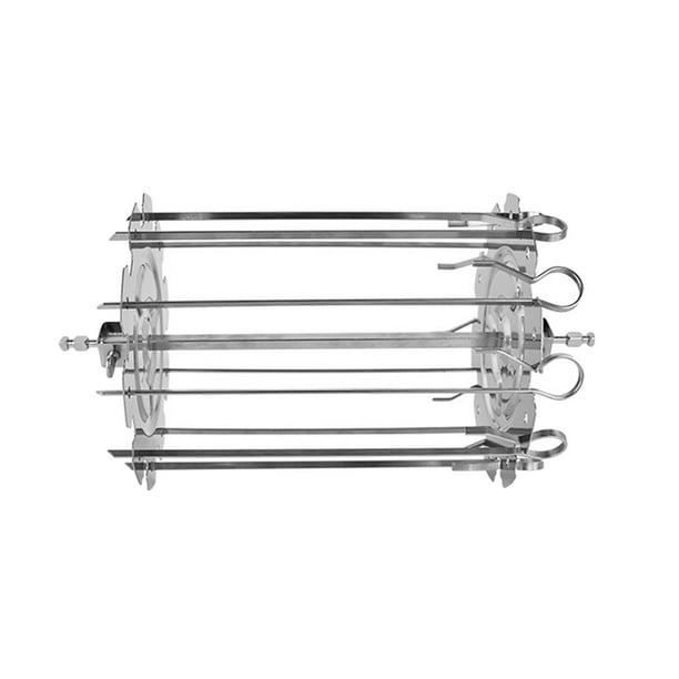 Tnarru Rotisserie Kebab Skewer Set Rotisserie Kabob Rod for Steak ...