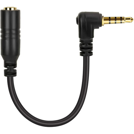 TRS to TRRS Converter Cable, 3.5mm TRS Female to TRRS Male Microphone ...